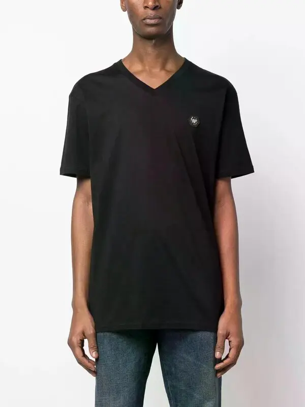Philipp Plein Gothic Logo-print T-shirt - Black