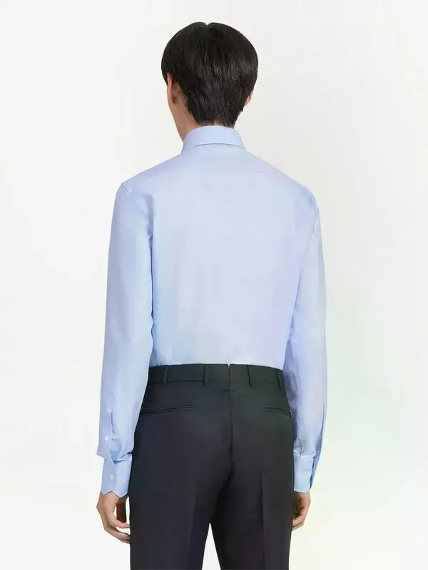 Zegna Trofeo Cotton Shirt - Blue