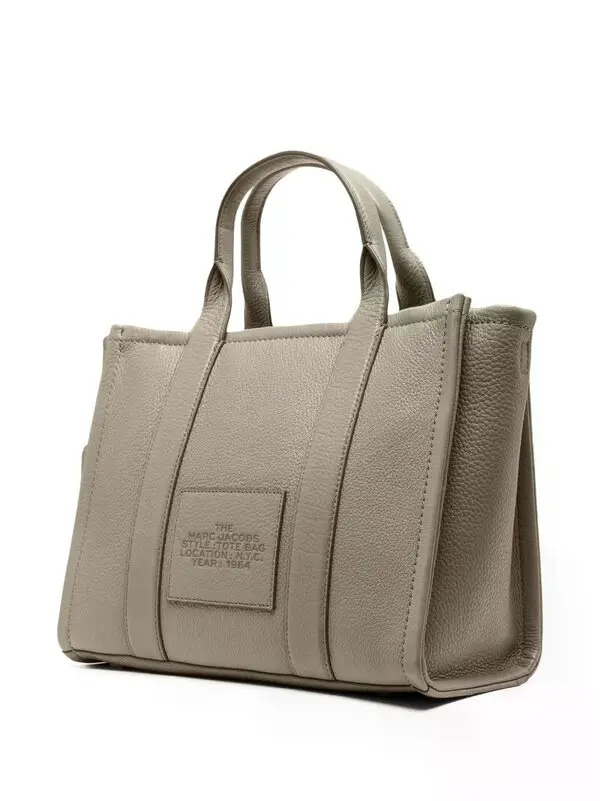 Marc Jacobs Medium Grained-leather Tote Bag - Brown
