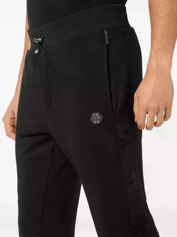 Philipp Plein Skull-studded Track Pants