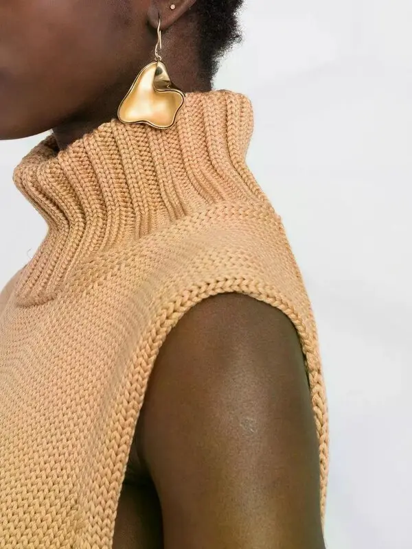 JIL SANDER Chunky-knit Sleeveless Top