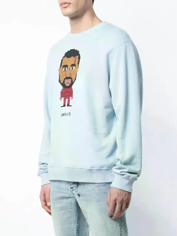 MOSTLY HEARD RARELY SEEN 8-BIT Genius Print Sweatshirt