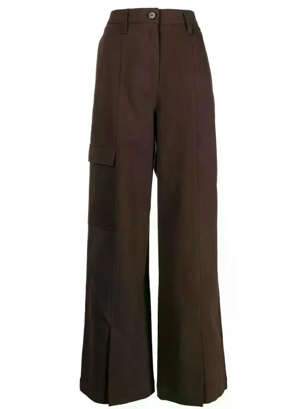Goen.j Wide-leg Cargo Trousers