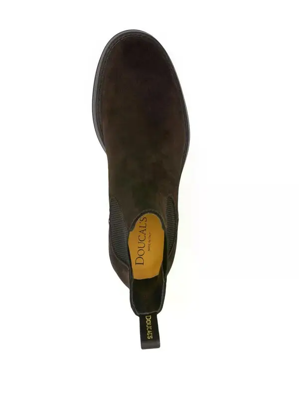 DOUCAL'S Suede Chelsea Boots - Brown