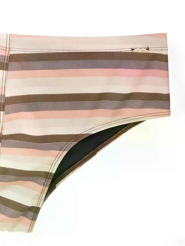 AMIR SLAMA Striped Swim Trunks - Multicolour