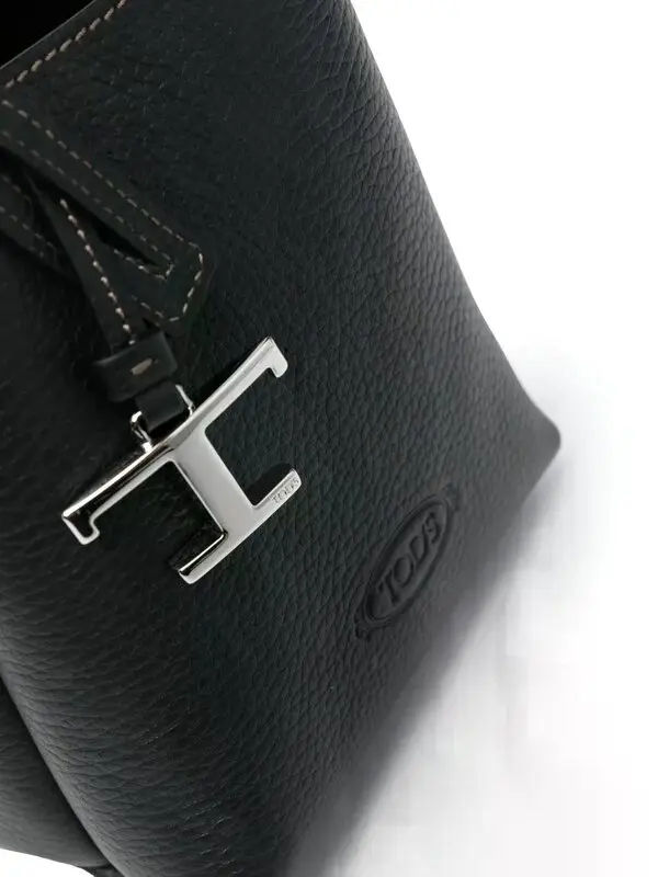 TOD'S Logo-plaque Tote Bag