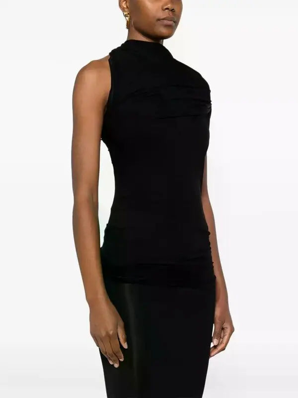 Helmut Lang Asymmetric Draped Top