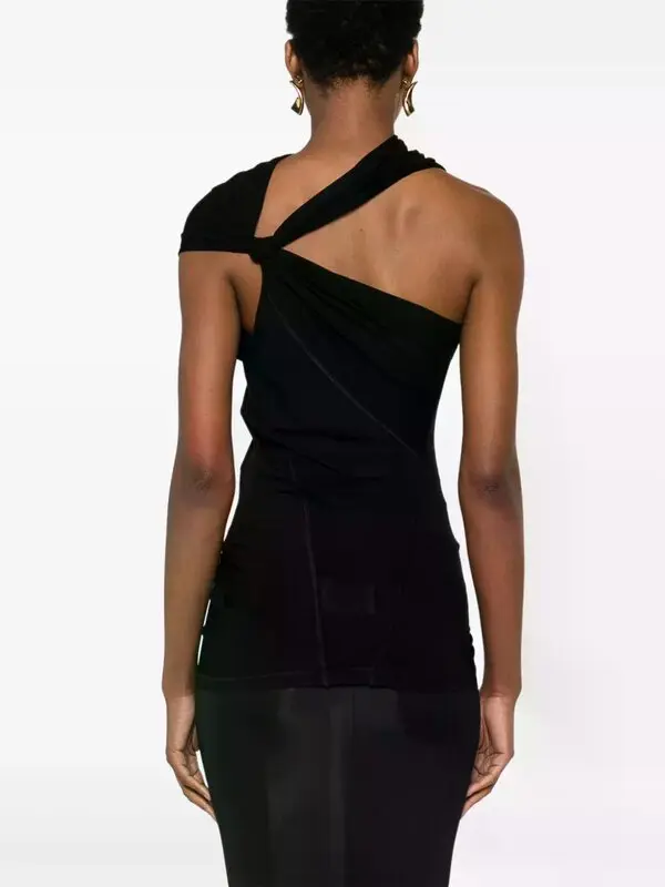 Helmut Lang Asymmetric Draped Top