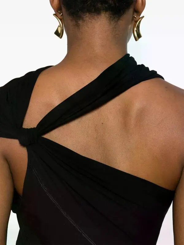Helmut Lang Asymmetric Draped Top