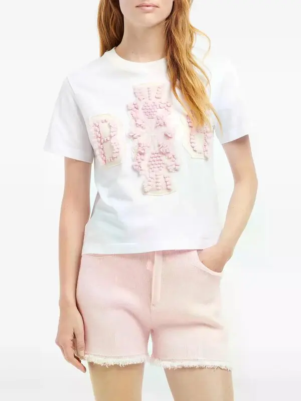 BARRIE Embroidered-logo T-shirt