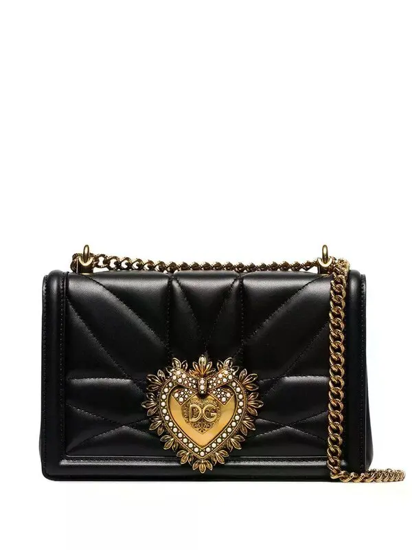 Dolce & Gabbana Devotion Shoulder Bag - Black
