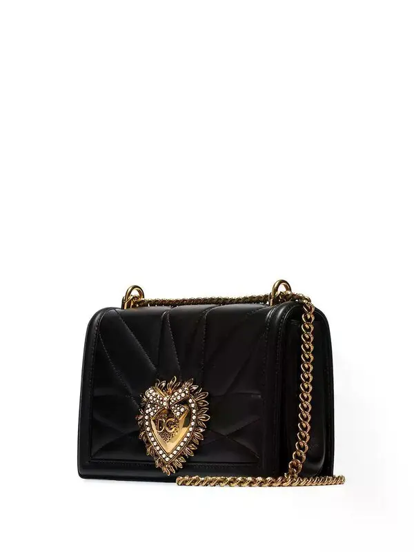 Dolce & Gabbana Devotion Shoulder Bag - Black
