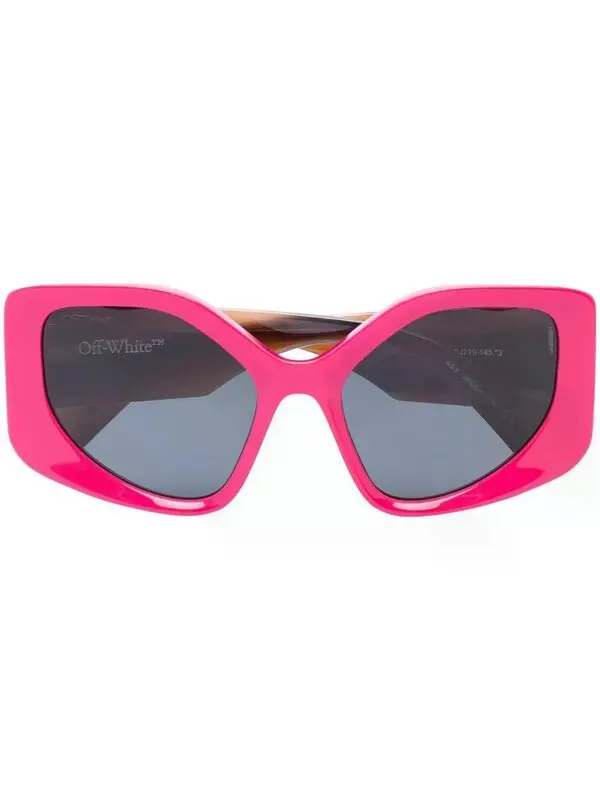 Off-White Denver Logo-print Sunglasses - Pink