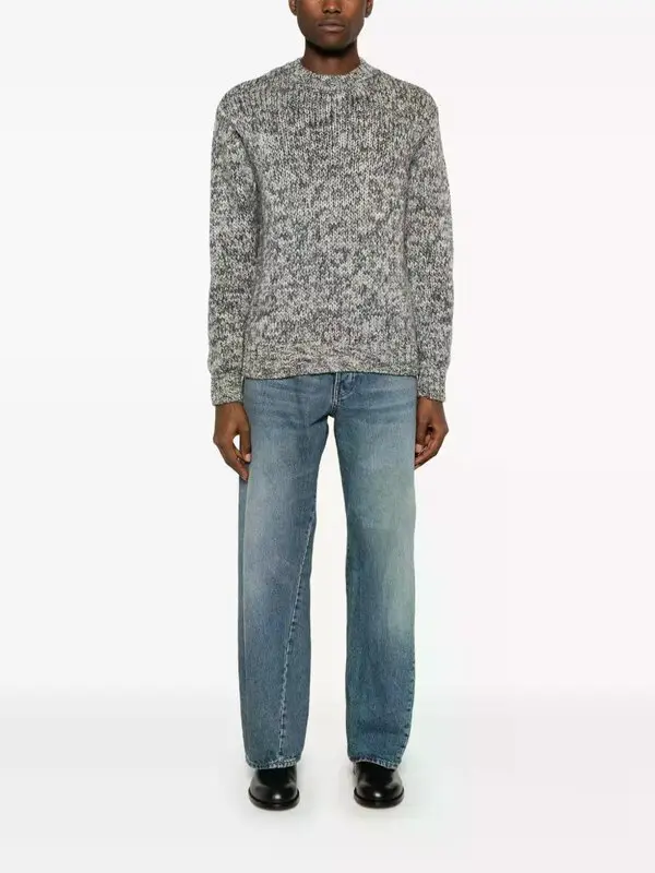 SUNFLOWER Mélange Merino Wool-blend Sweater