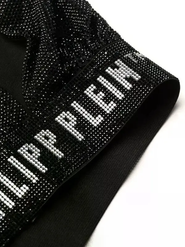 Philipp Plein Rhinestone-embellished Bra