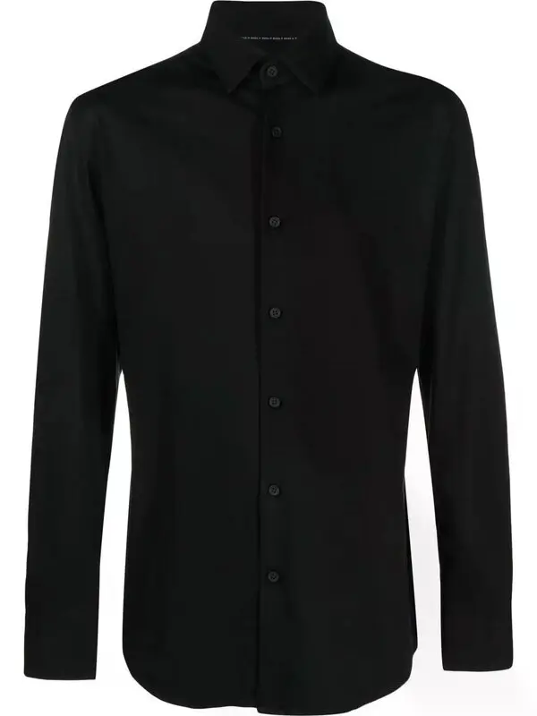 BOSS Tailored Cotton-blend Shirt - Black