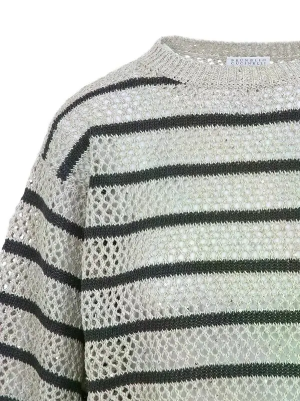 Brunello Cucinelli Striped Sweater