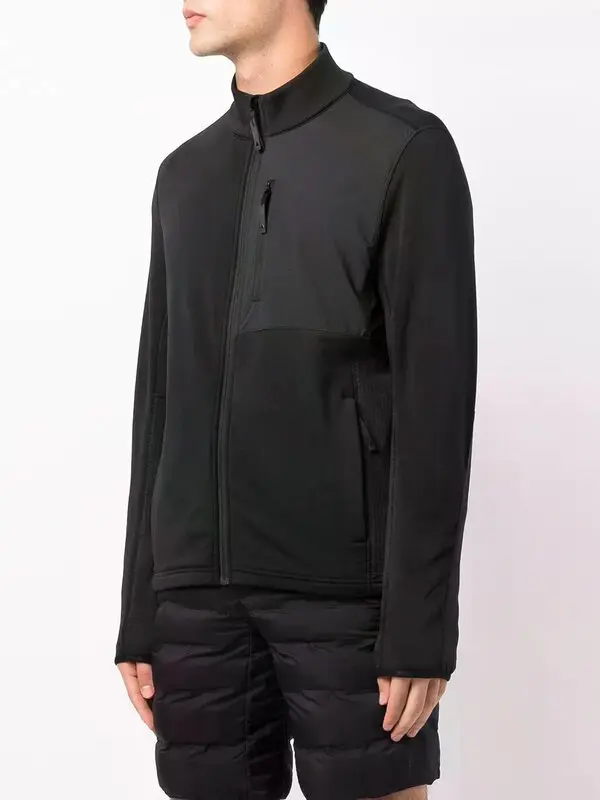 Aztech Mountain Panelled Fleece Zip-up Jacket - Black