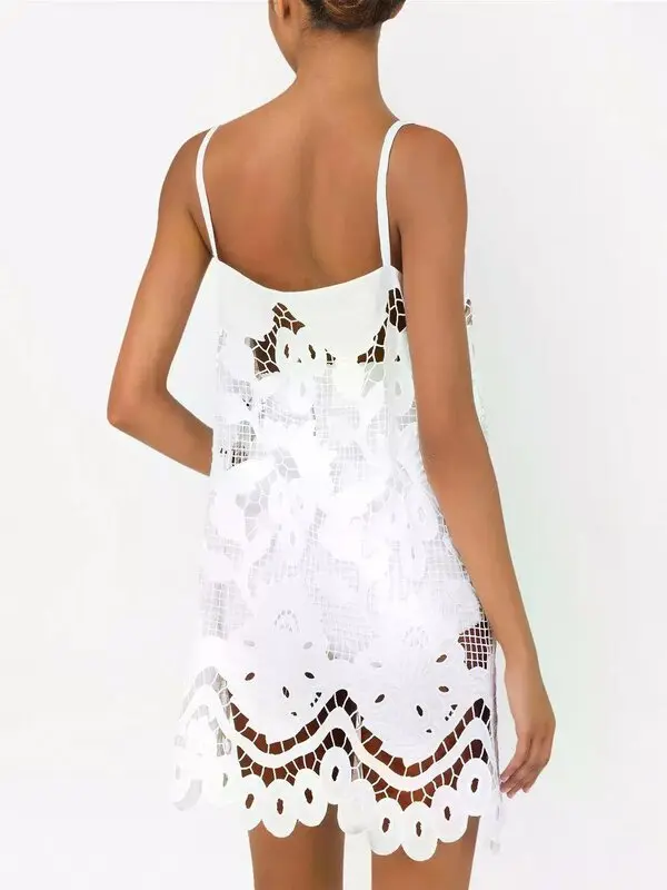 Dolce & Gabbana Openwork Sleeveless Minidress