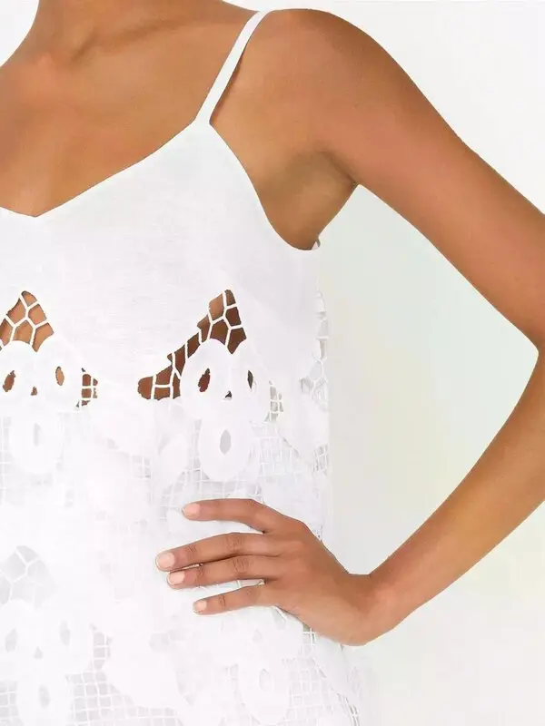 Dolce & Gabbana Openwork Sleeveless Minidress