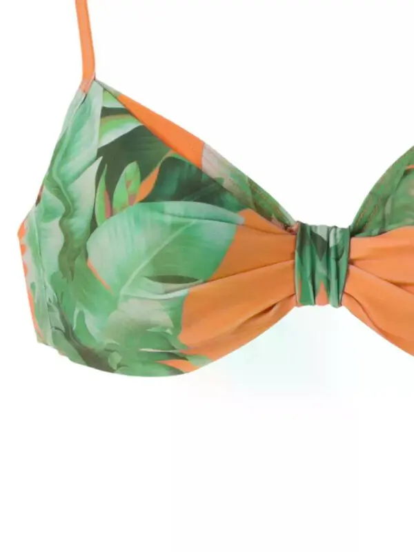AMIR SLAMA Mata Atlântica Print Bikini Set