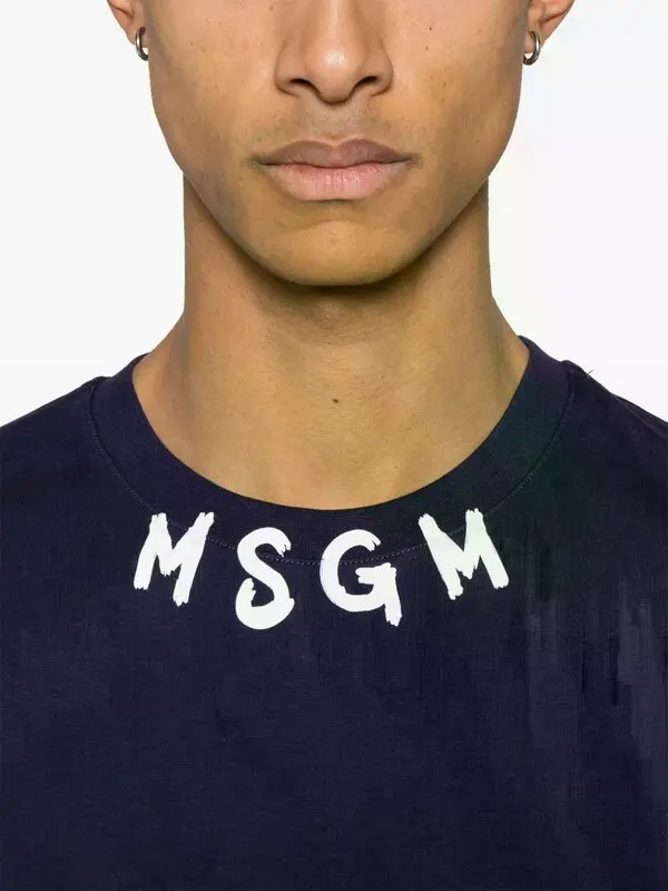 MSGM Logo-print T-shirt