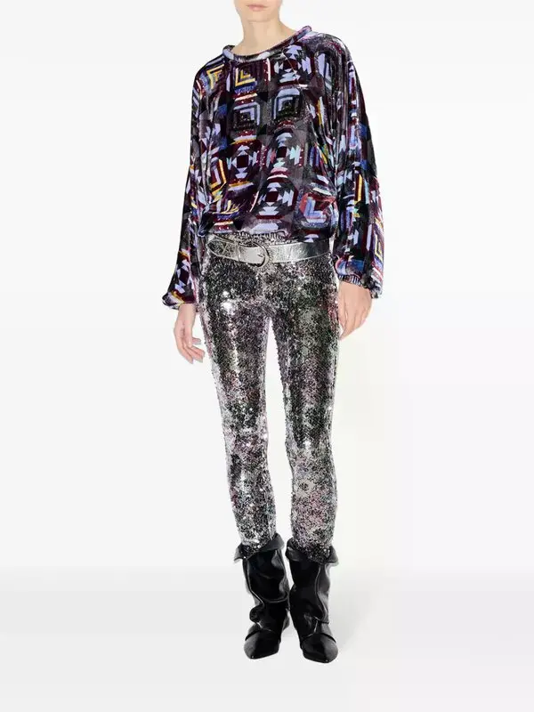 Isabel Marant Étoile Bella Sequinned Leggings
