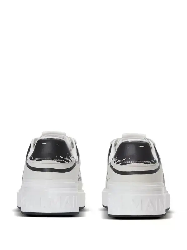 Balmain B-court Leather Sneakers