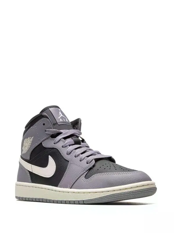 JORDAN Air 1 Mid Cement Sneakers - Grey