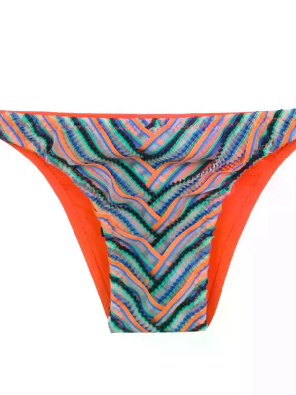 AMIR SLAMA Printed Bikini Top