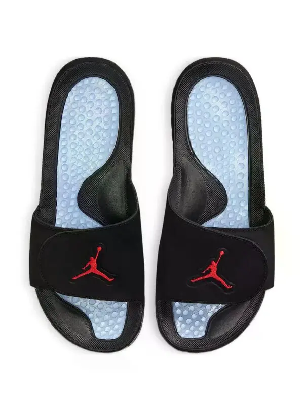 JORDAN Hydro 5 Metallic Slides - Black