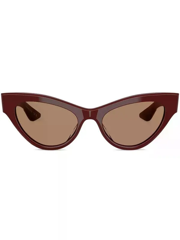 Oliver Spencer 1951c Cat-eye Sunglasses - Red