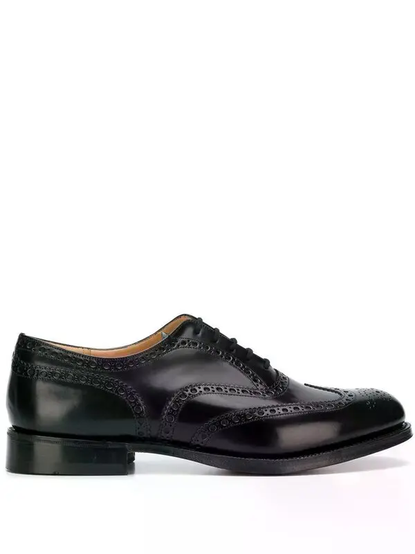 Church's Leather Oxford Brogues - Black
