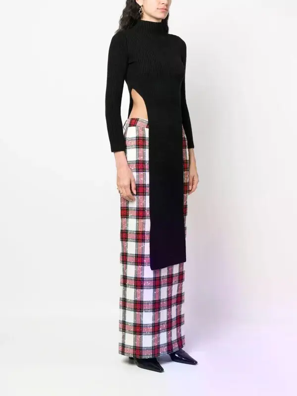 PATOU Cut-out Detail Wool Knitted Top