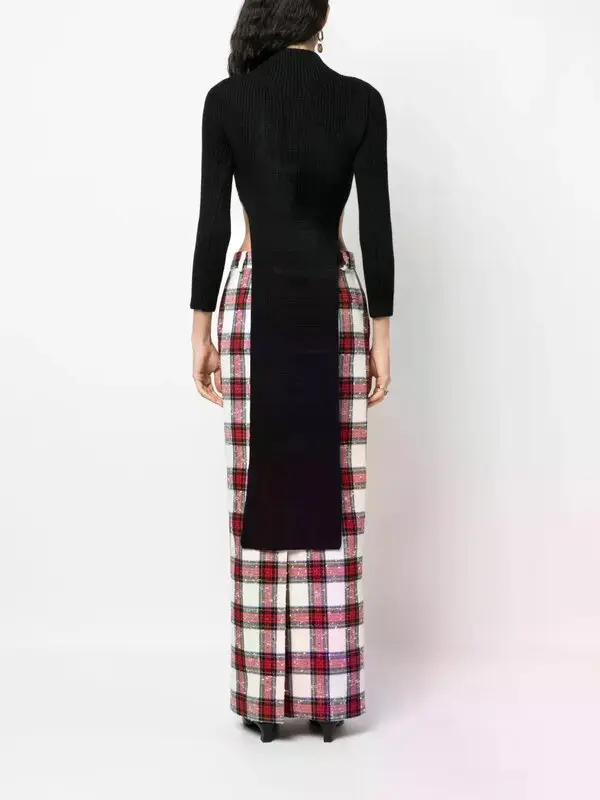 PATOU Cut-out Detail Wool Knitted Top