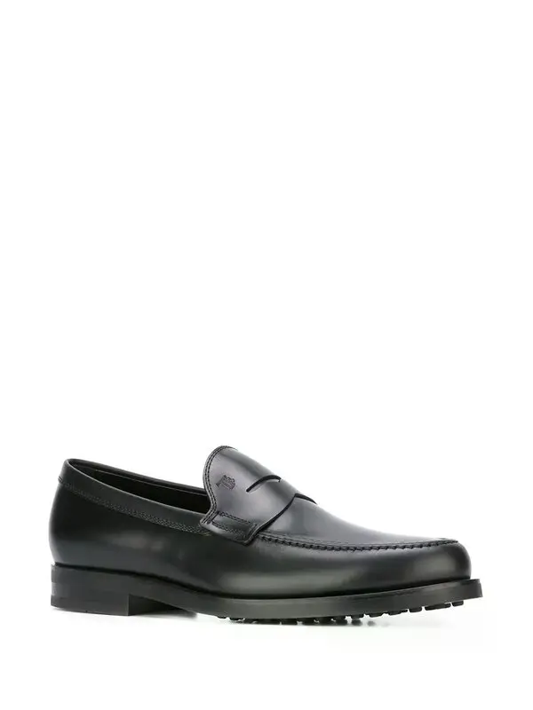 TOD'S Classic Penny Loafers - Black