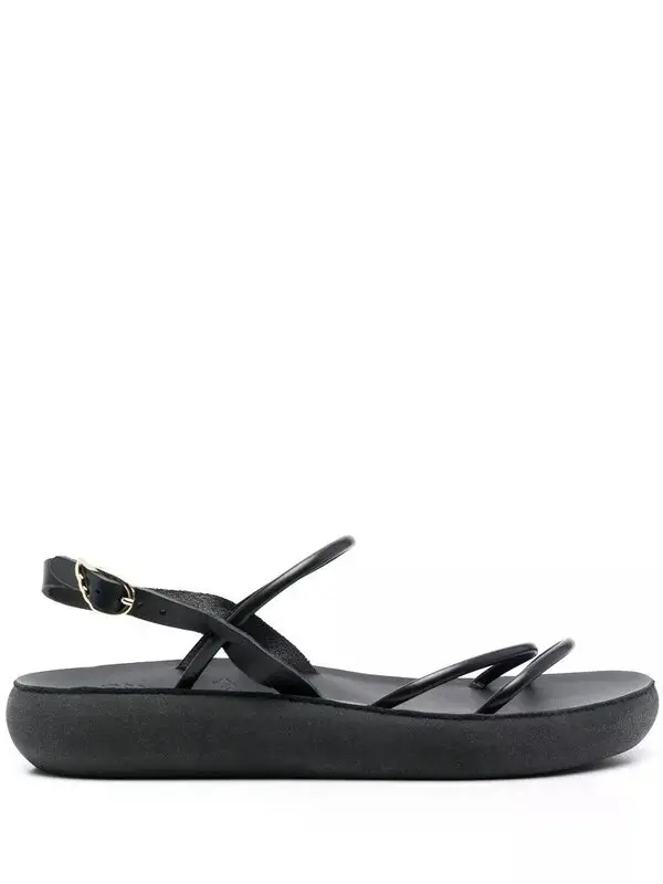ANCIENT GREEK SANDALS Polis Slingback Sandals - Black