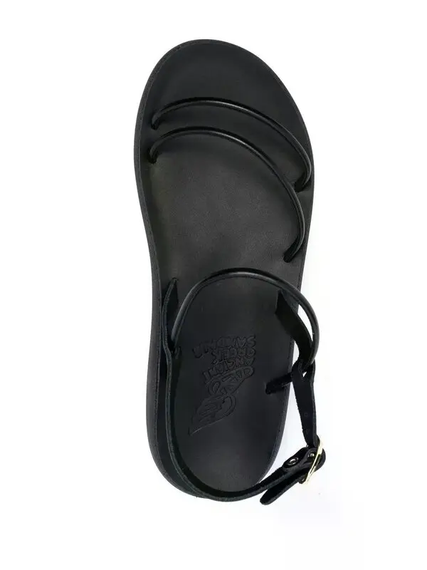 ANCIENT GREEK SANDALS Polis Slingback Sandals - Black