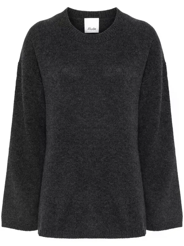ALLUDE Cashmere Crew-neck Sweater