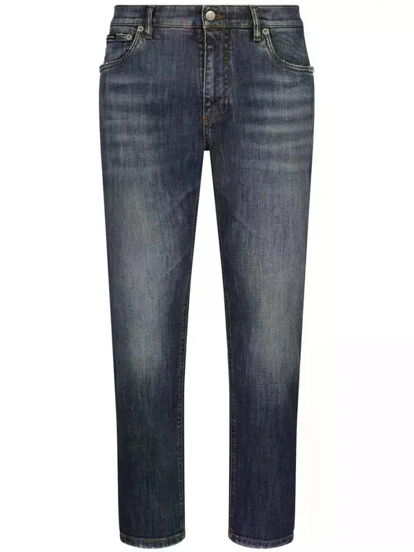 Dolce & Gabbana Washed Tapered Jeans