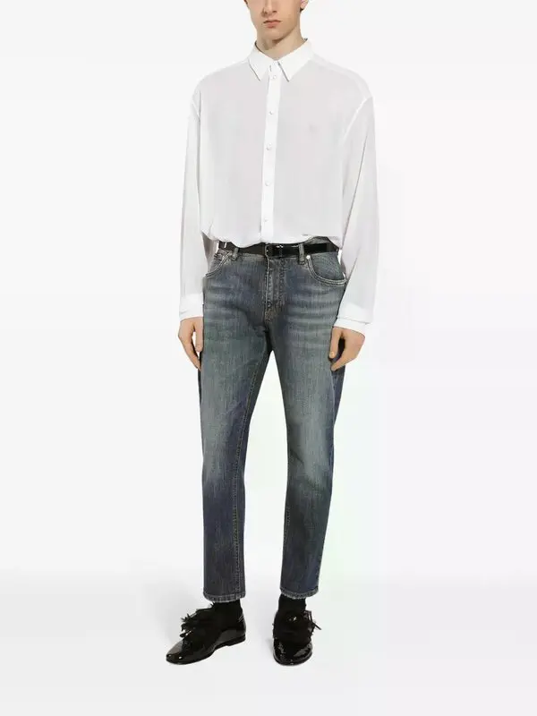 Dolce & Gabbana Washed Tapered Jeans