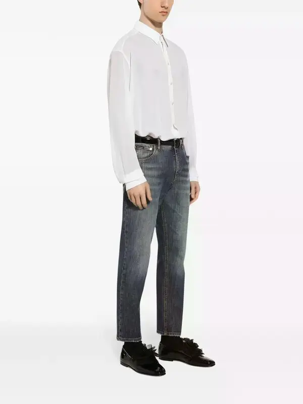 Dolce & Gabbana Washed Tapered Jeans