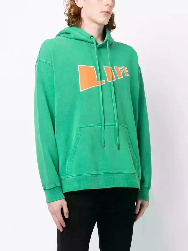 Ksubi Life Cotton Drawstring Hoodie