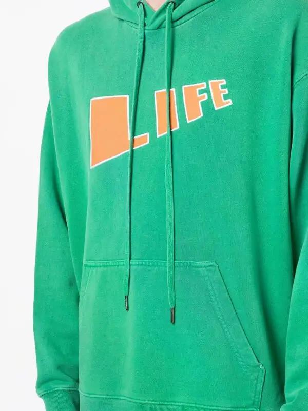 Ksubi Life Cotton Drawstring Hoodie