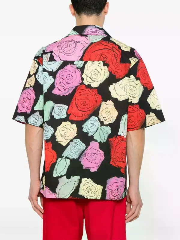 Marni Floral-print Shirt - Black