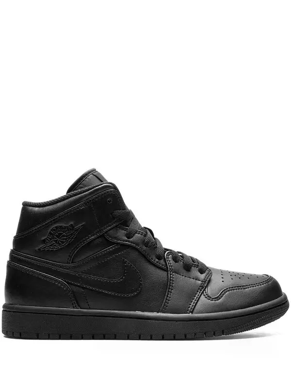 JORDAN 1 Mid Triple Sneakers - Black
