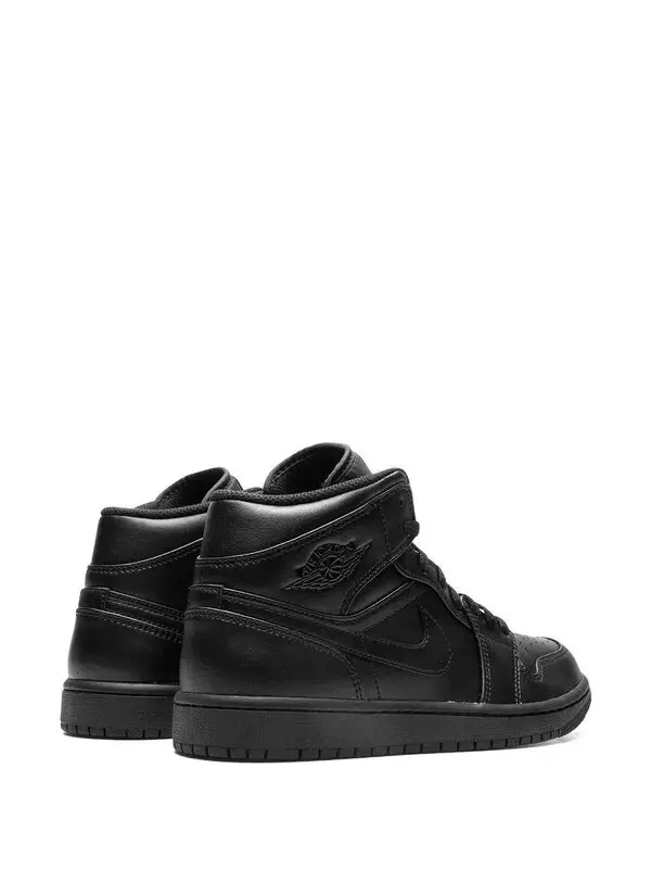 JORDAN 1 Mid Triple Sneakers - Black