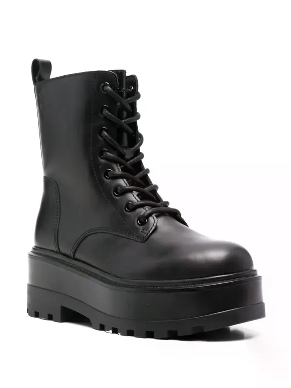 Calvin Klein Leather Platform Boots