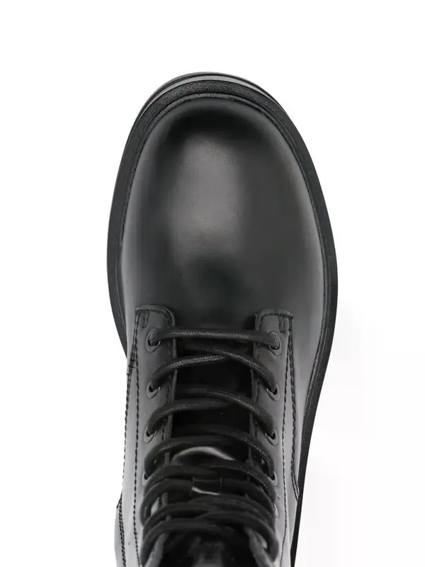 Calvin Klein Leather Platform Boots