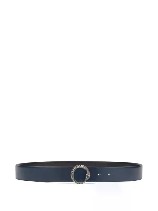 Roberto Cavalli Leather Belt - Black